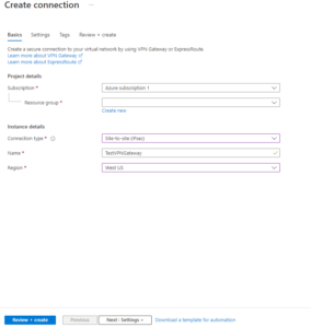 Setup Azure to Araknis IPSec VPN