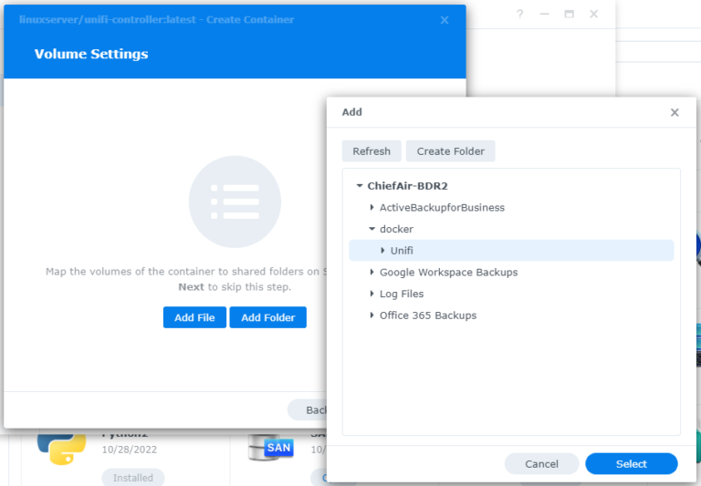 Basic Setup of Ubiquiti Wireless Controller on Synology NAS